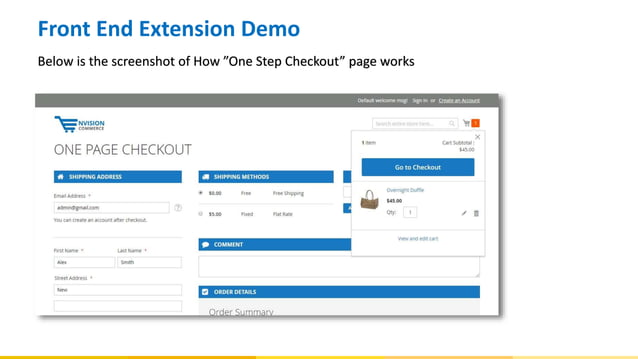 Magento 2 One Step Checkout Extension | One Page Checkout | PPTX