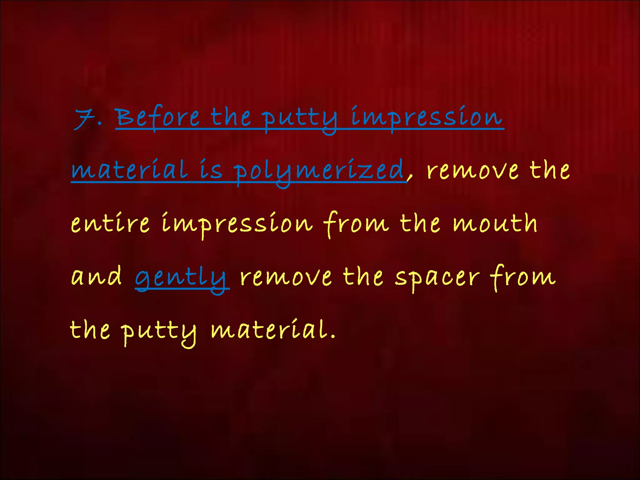 Modified One Step Putty Wash Technique | PPT