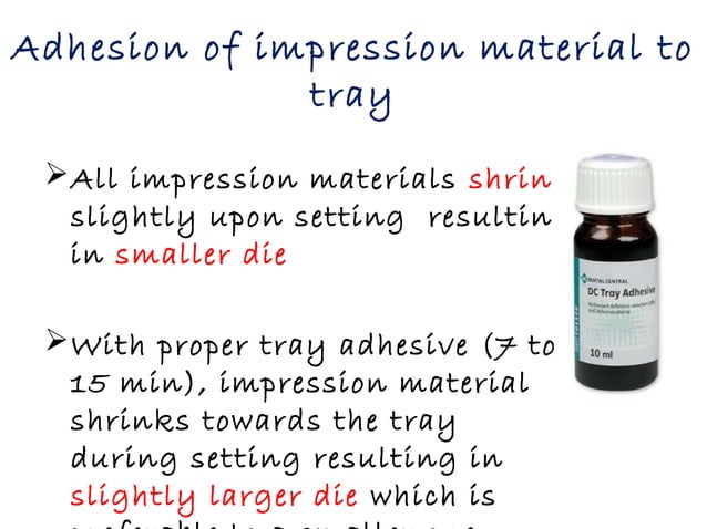 Modified One Step Putty Wash Technique | PPT | Oral care | Personal Care