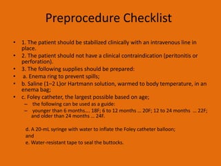 Intussusception Ultrasound Protocol