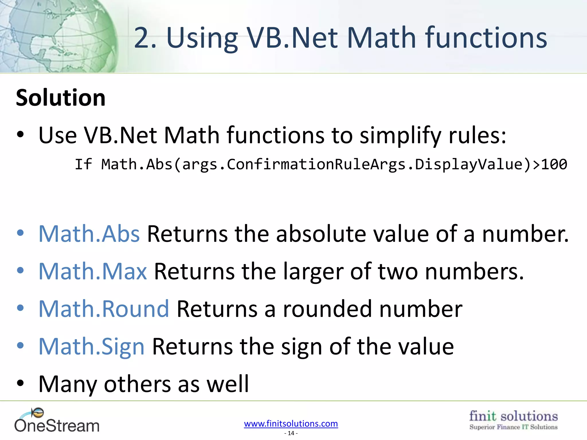 OneStream Functionality You Might Not be Using (But Should Be) | PDF