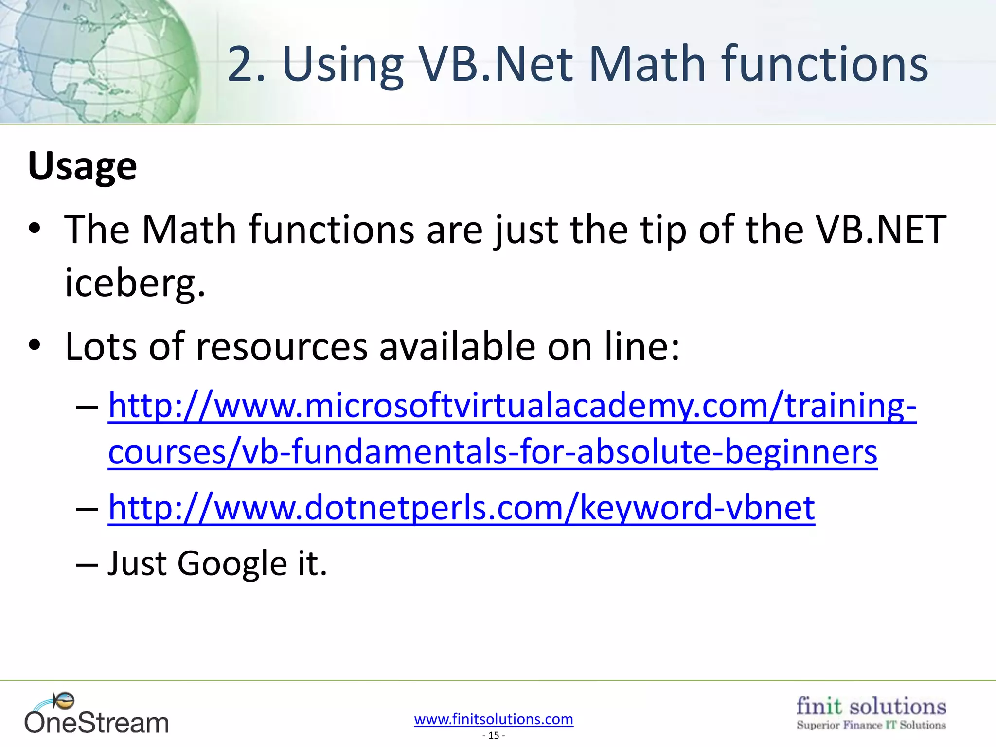 OneStream Functionality You Might Not be Using (But Should Be) | PDF