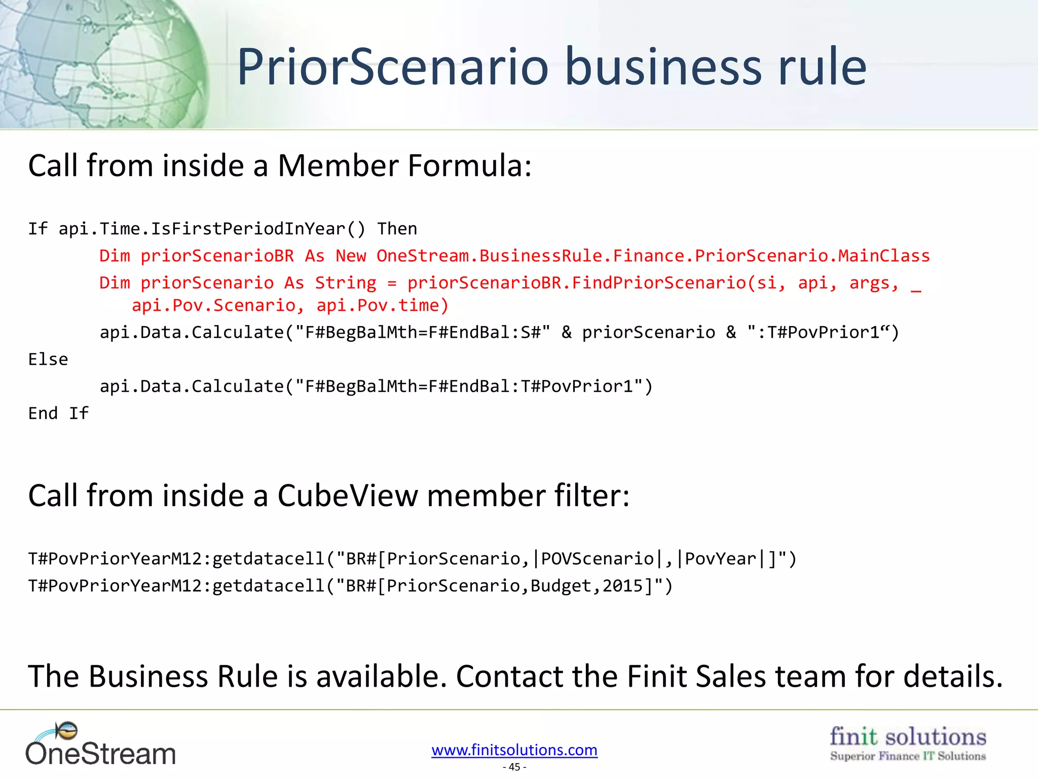 OneStream Functionality You Might Not be Using (But Should Be) | PDF