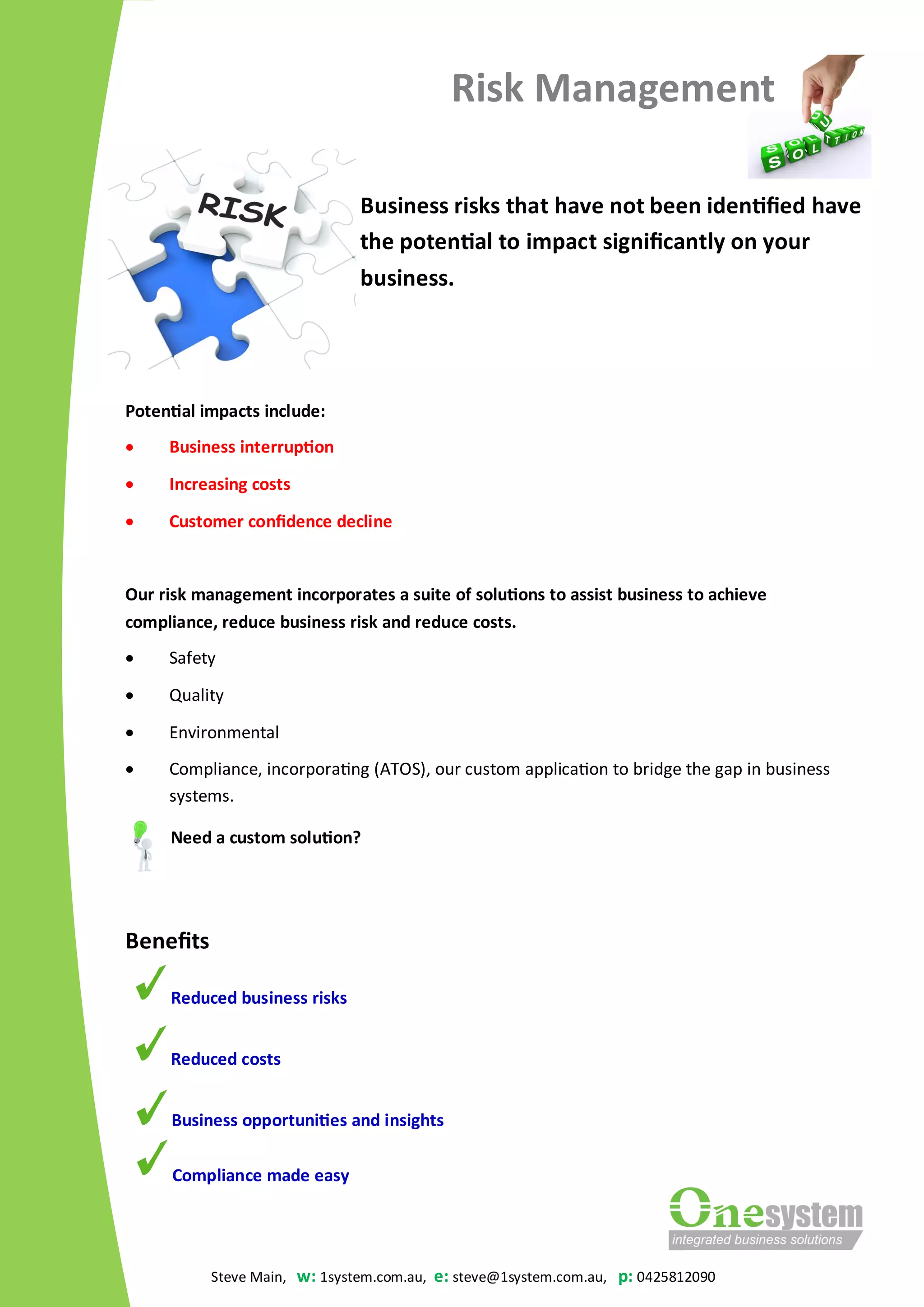 Integrated Business Solutions | PDF | Business | Business and Finance