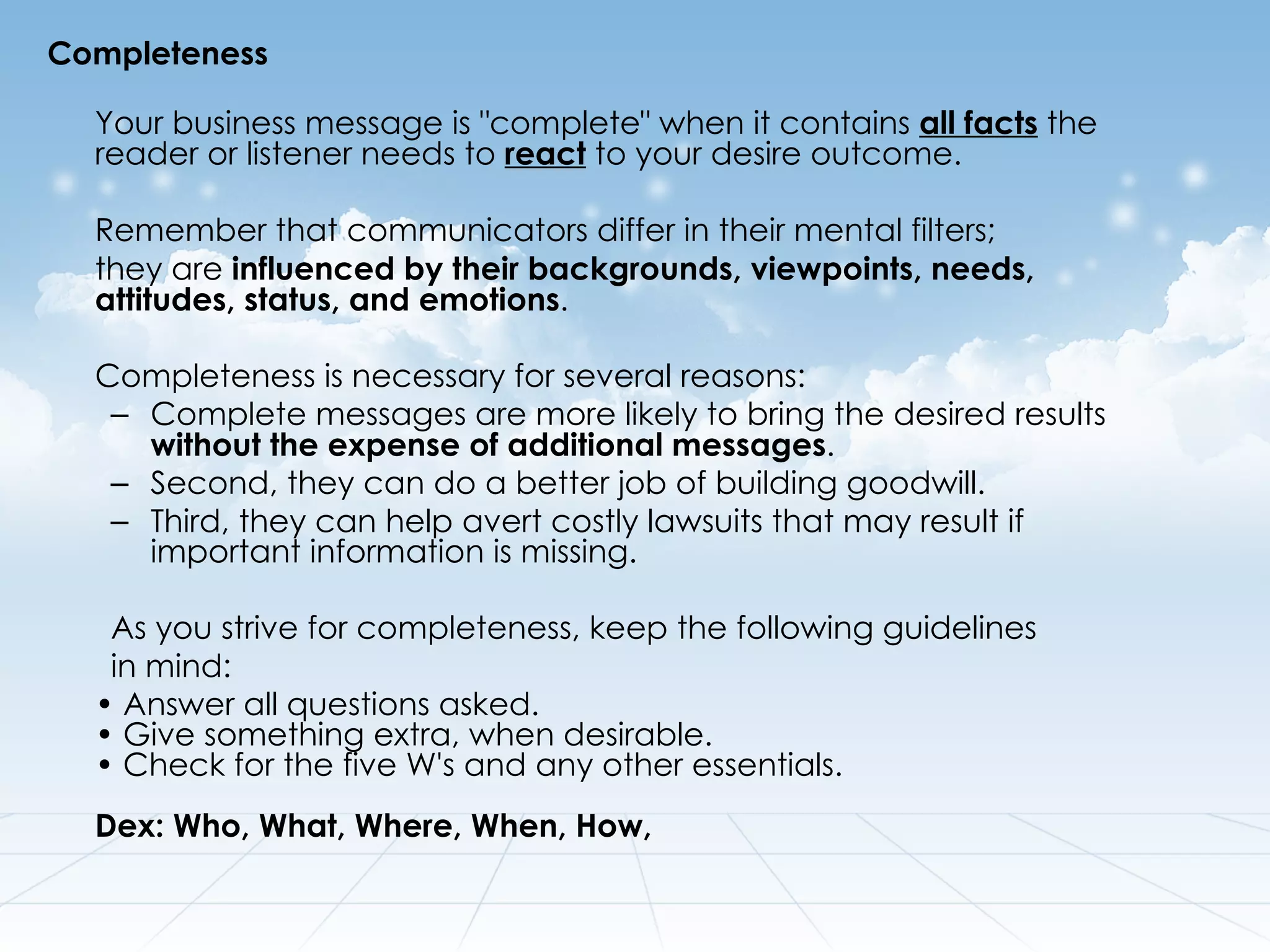 7 Principles of Communications | PPT