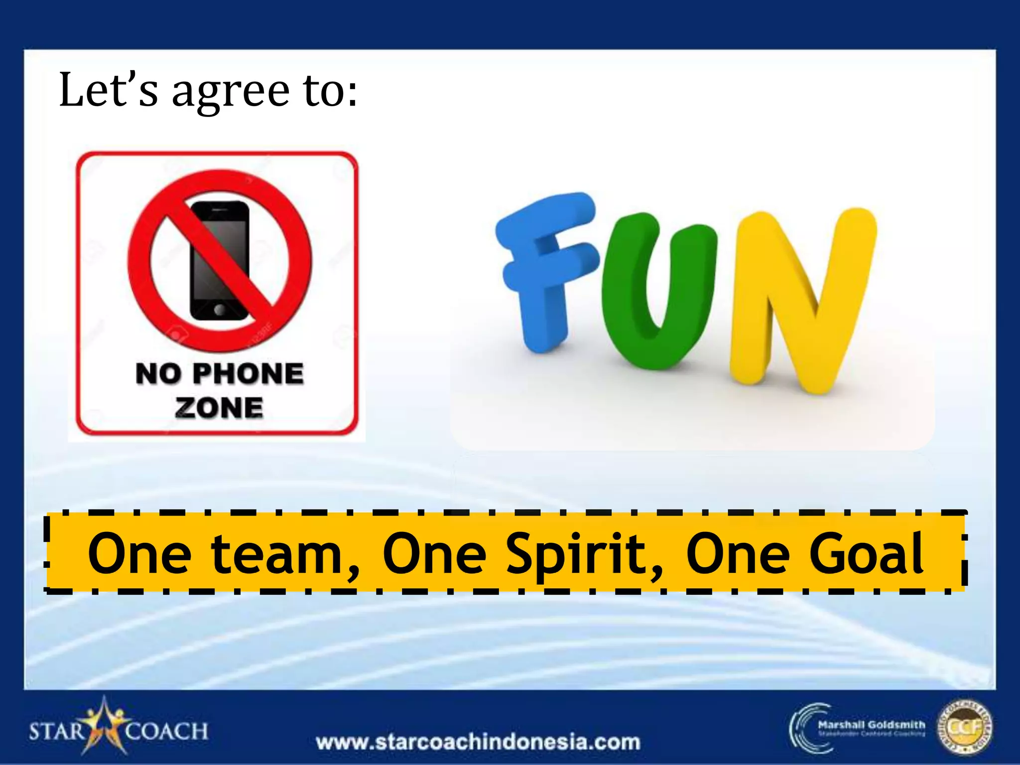 One team one spirit one goal | PPTX