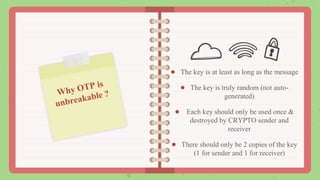 One time Pad Encryption | PPTX