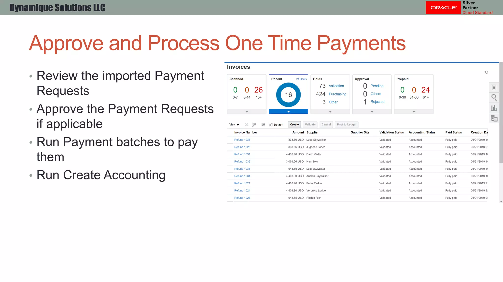 One time payment requests in Oracle ERP Cloud | PDF