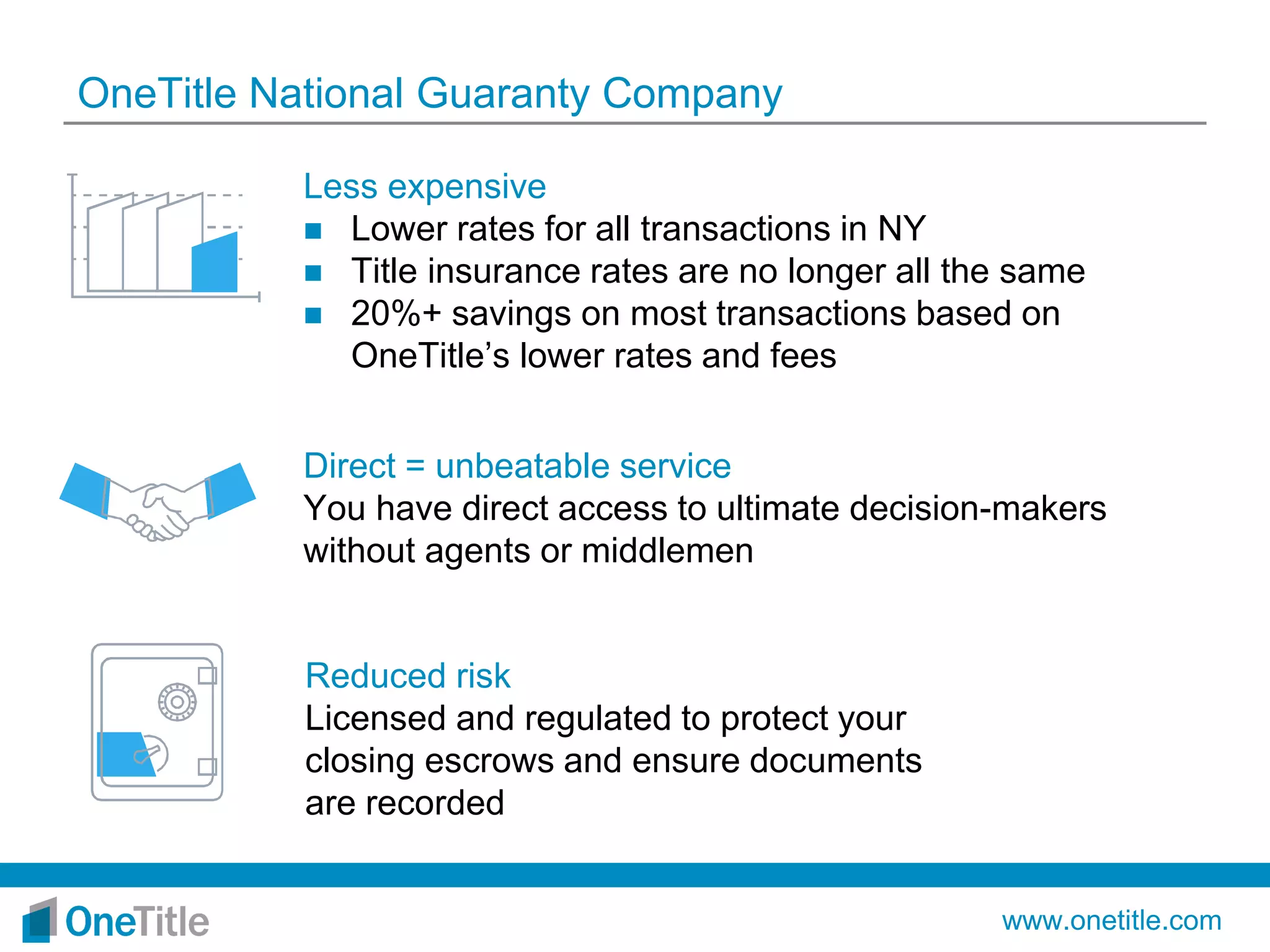 OneTitle National Guaranty Company | PDF