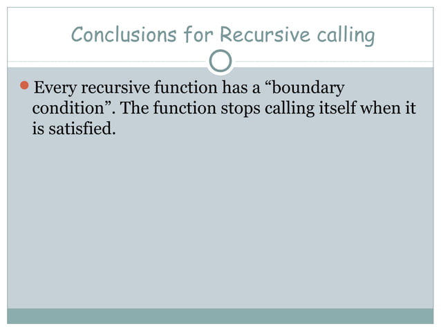 Recursion | PPT