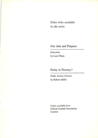 One vote, one value: electoral reform (1968) | PDF | Elections | Politics