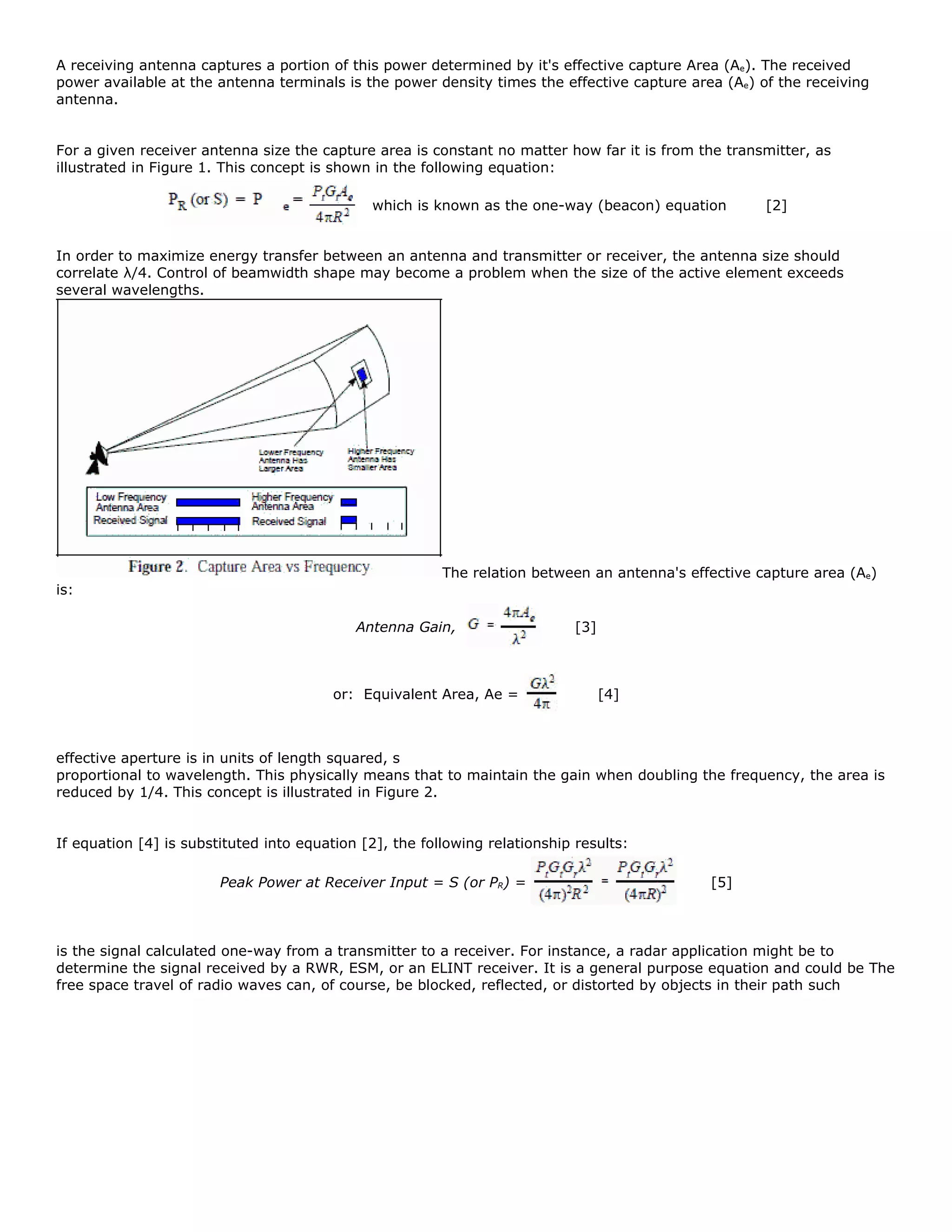 One way radar equation | DOC