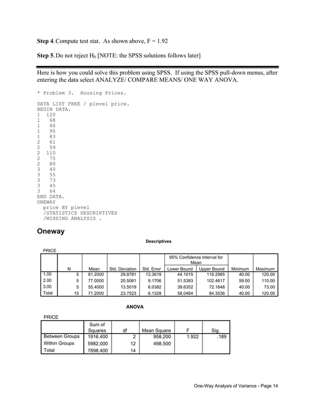 One Way ANOVA.pdf | Physics | Science