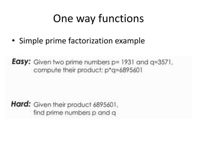 One way functions and trapdoor functions.pptx