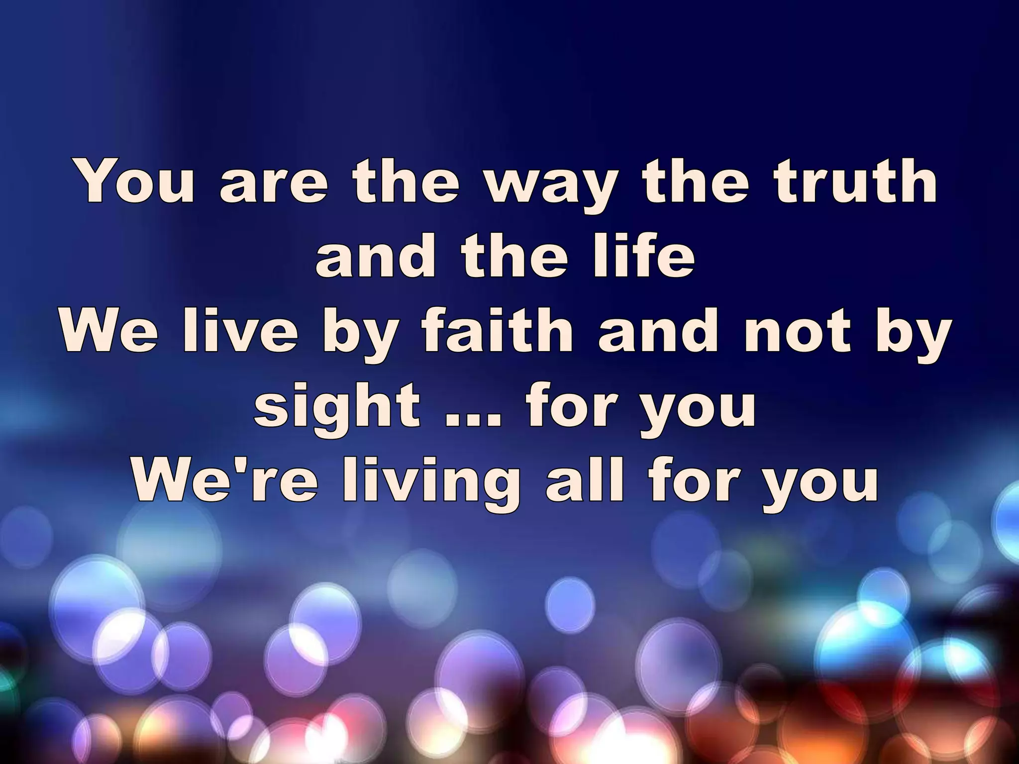 One Way Jesus | PPTX