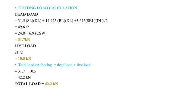 One way slab load calculation | PDF | Physics | Science