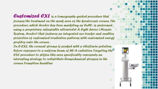 One way to optimize Corneal Cross linking (CXL) !! | PPT