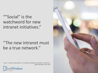 OneWindow Workplace | PPT