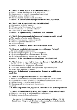 Basics of Fintech - One Word Question Bank (Unit 1 to 5).docx
