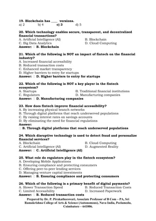 Basics of Fintech - One Word Question Bank (Unit 1 to 5).docx