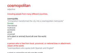 Understanding One- word Substitutes | PPTX