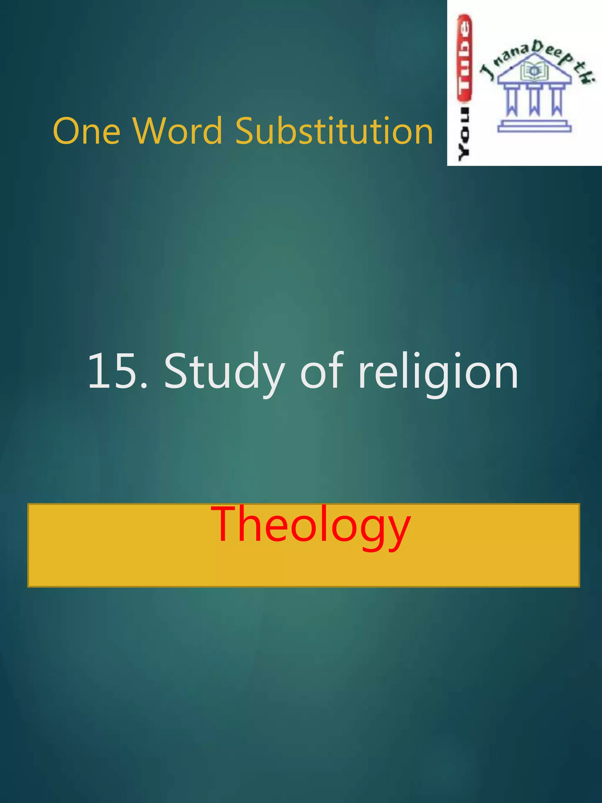 One Word Substitution.pptx