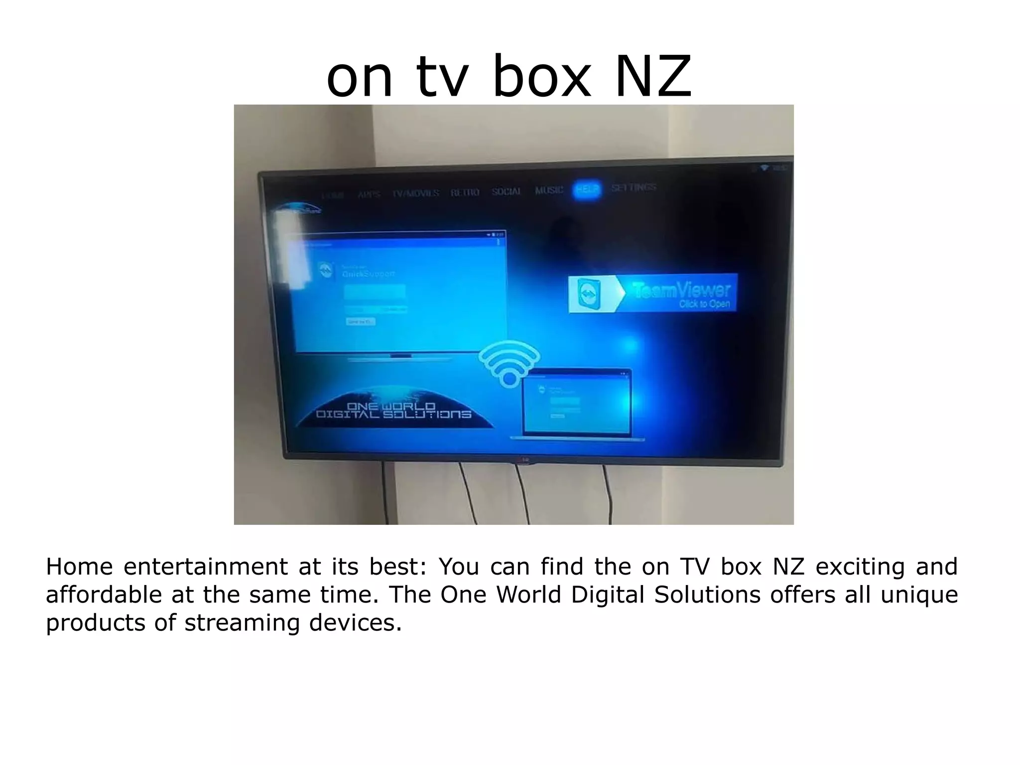 Streaming box | ODP