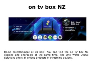 Box live tv streaming | ODP
