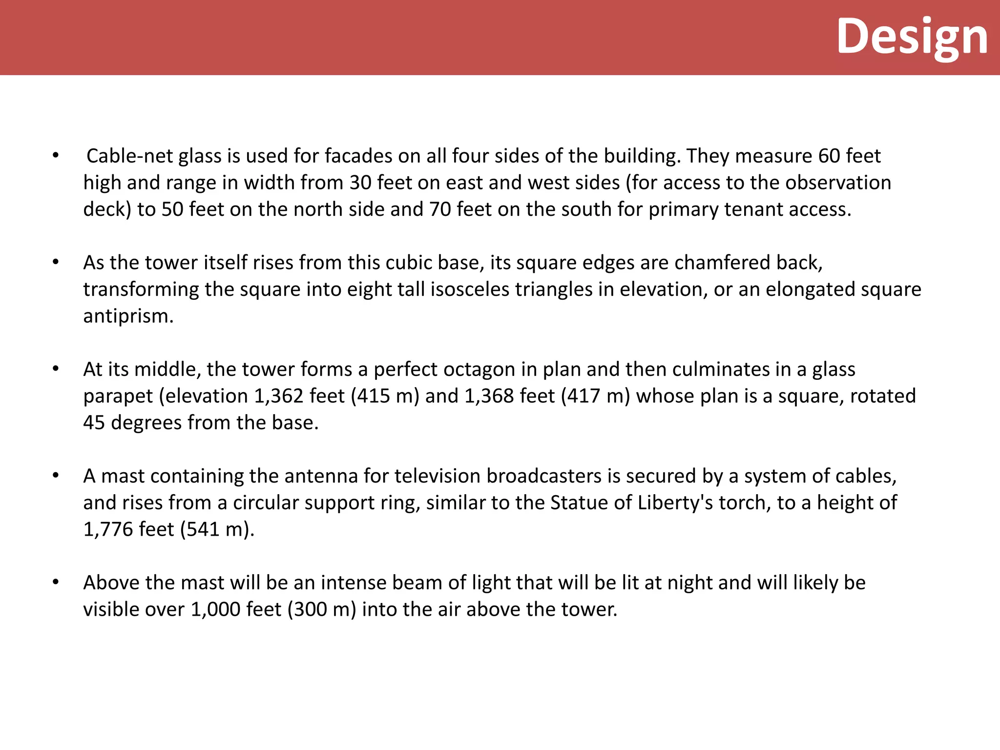 One world trade centre | PPTX