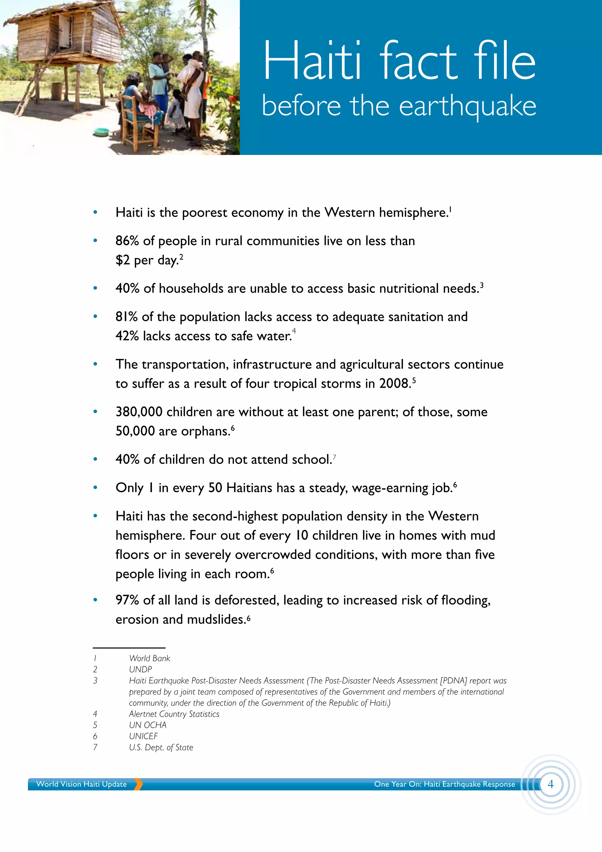 One year on haiti earthquake response | PDF
