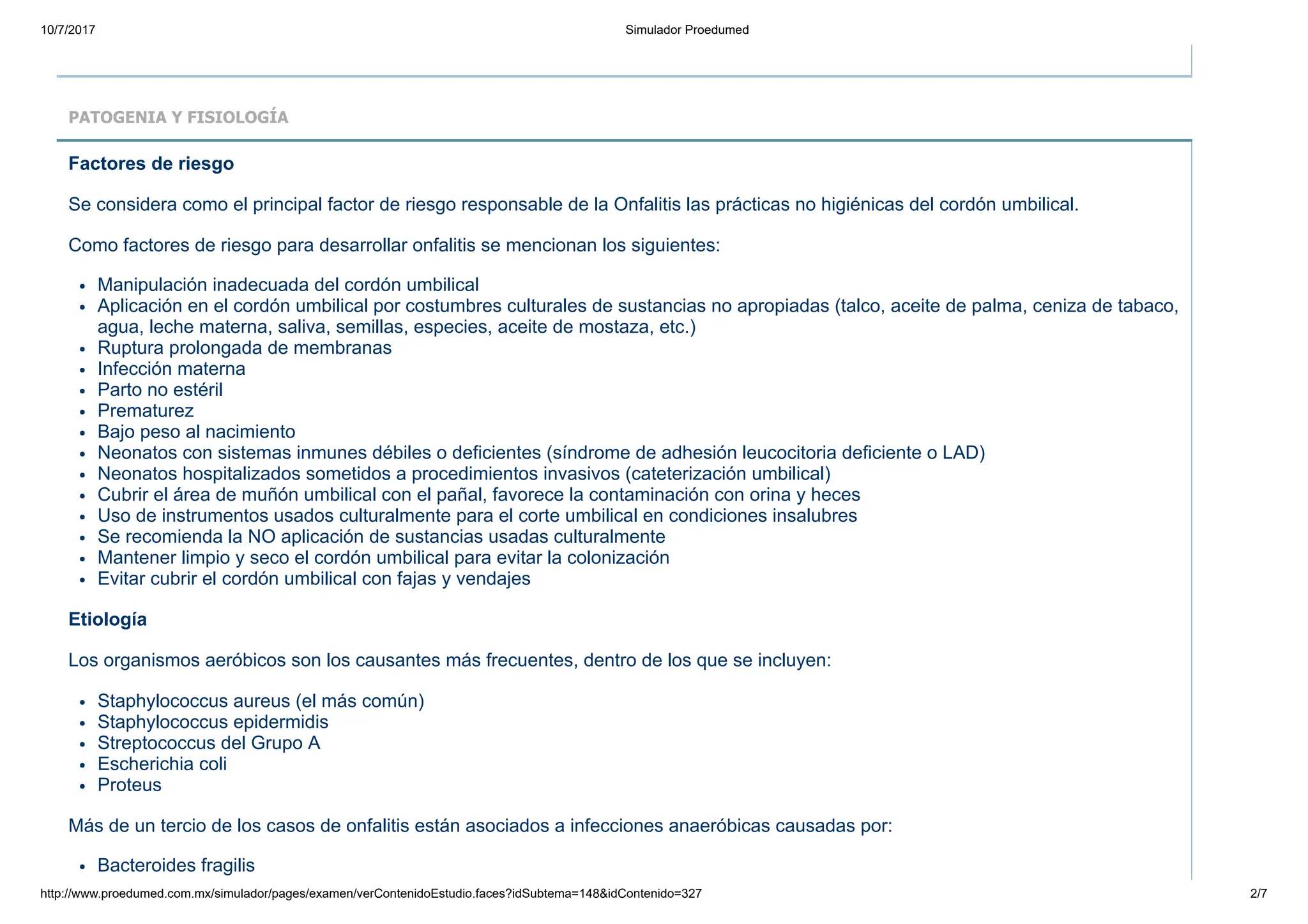 ONFALITIS-NEONATAL.pdf patología pediatria | PDF
