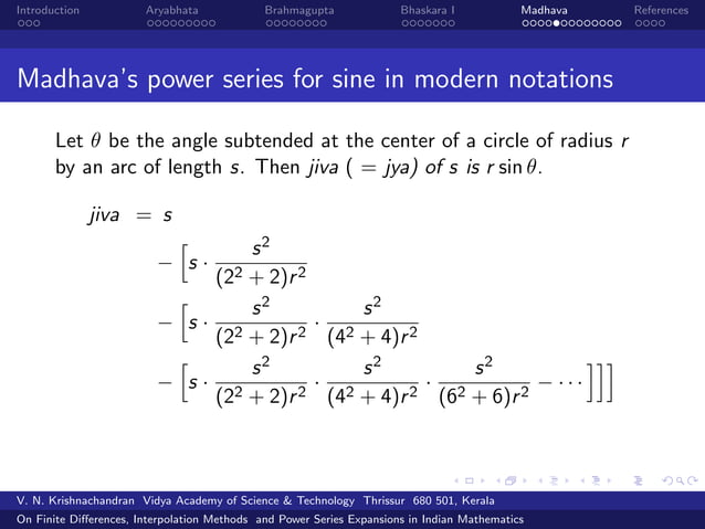 On Finite Differences Interpolation Methods And Power Series