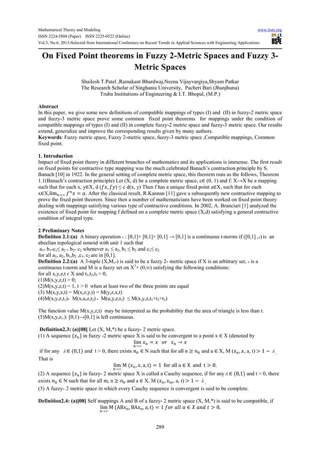 On fixed point theorems in fuzzy 2 metric spaces and fuzzy 3-metric spaces | PDF