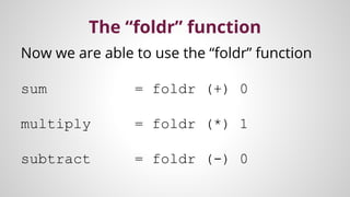 On fuctional programming, high order functions, ML | PPT