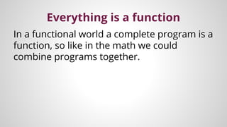 On fuctional programming, high order functions, ML | PPT