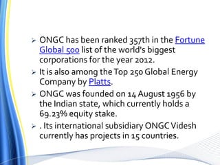 OngC2 TECHNICAL AND FUNDAMENTAL ANALYSIS | PPTX