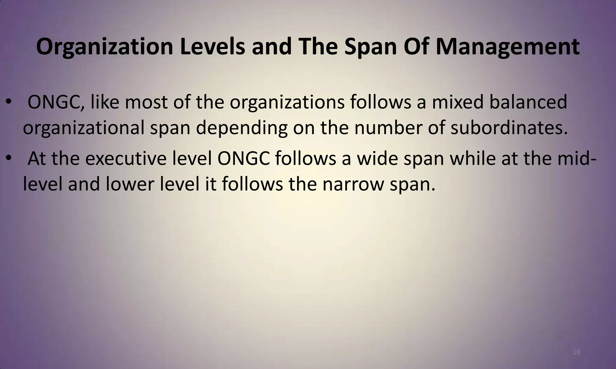 organization structure and hierarchy | PPTX