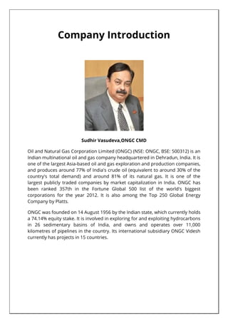 Ongc analysis | PDF