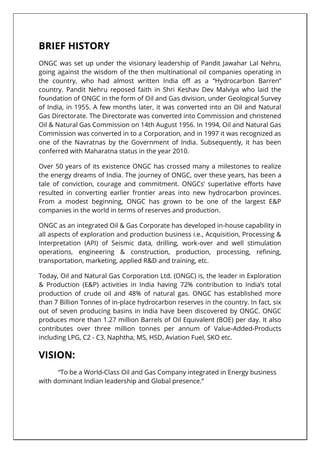 Ongc analysis | PDF