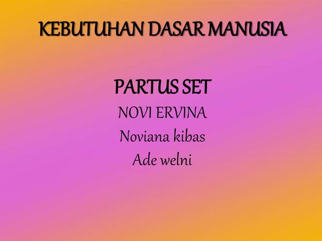 Partus set | PPTX
