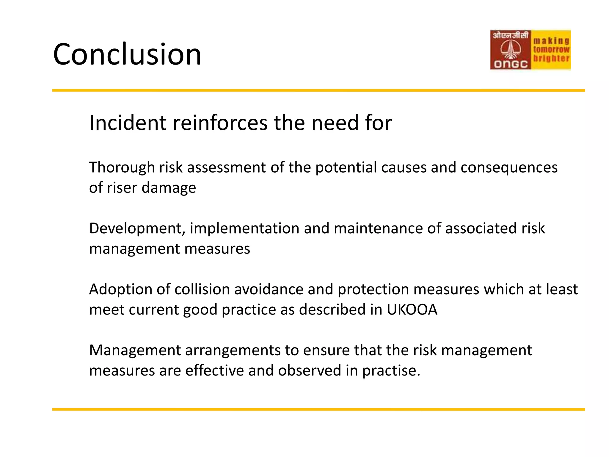 Ongc mumbai high accident | PPSX
