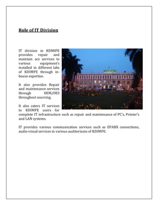 Oil and Natural Gas Corporation of India, summer traning report | DOCX