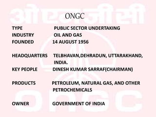 Ongc ppt | PPTX
