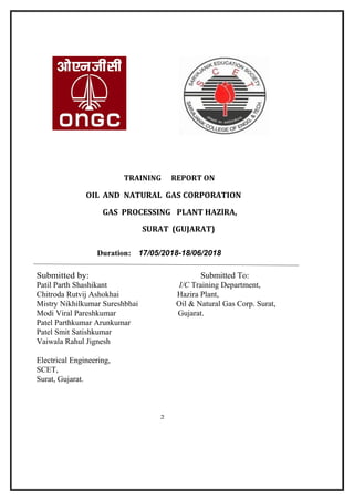 ongc summer internship project report,ongc report,ongc summer ...