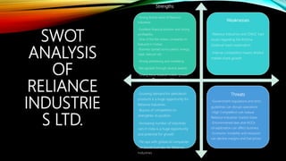 Ongc vs Ril, swot analysis and ratios | PPTX