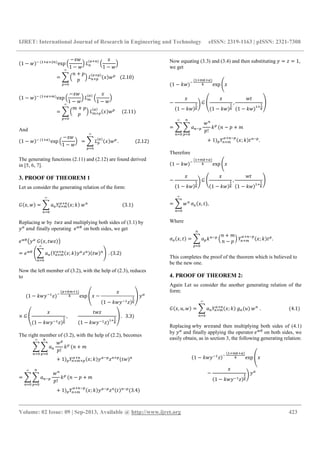 On generating functions of biorthogonal polynomials | PDF