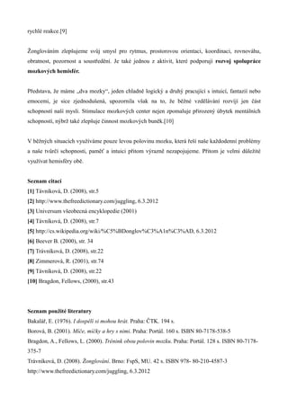 žonglování | PDF