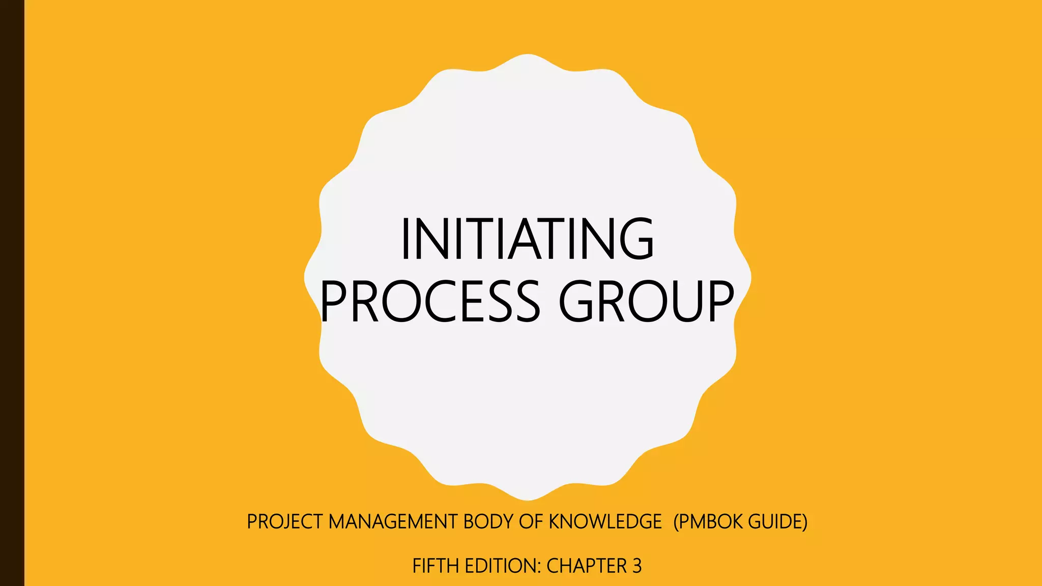 Proses Manajemen Proyek - PMBOK Guide Fifth Edition Chapter 3 | PPTX