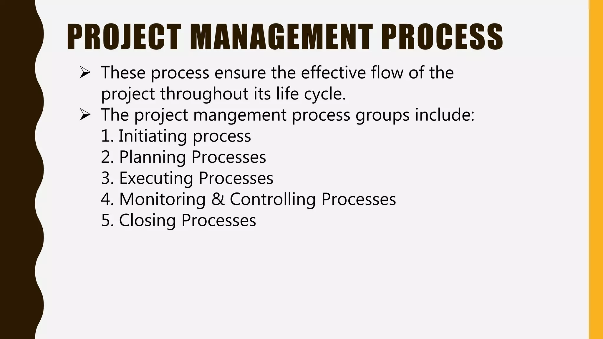 Proses Manajemen Proyek - PMBOK Guide Fifth Edition Chapter 3 | PPTX