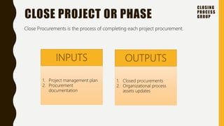 Proses Manajemen Proyek - PMBOK Guide Fifth Edition Chapter 3 | PPTX